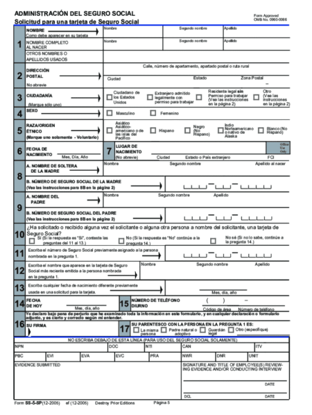 Cómo sacar el Social Security Number (SSN) por primera vez en EE. UU ...